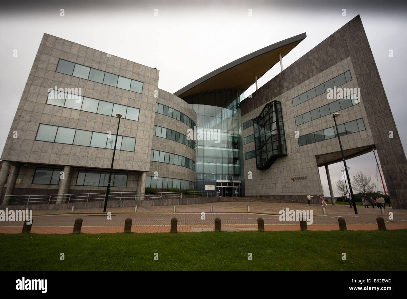 Facade of Building in Cardiff, Wales, United Kingdom Stock Photo - Alamy