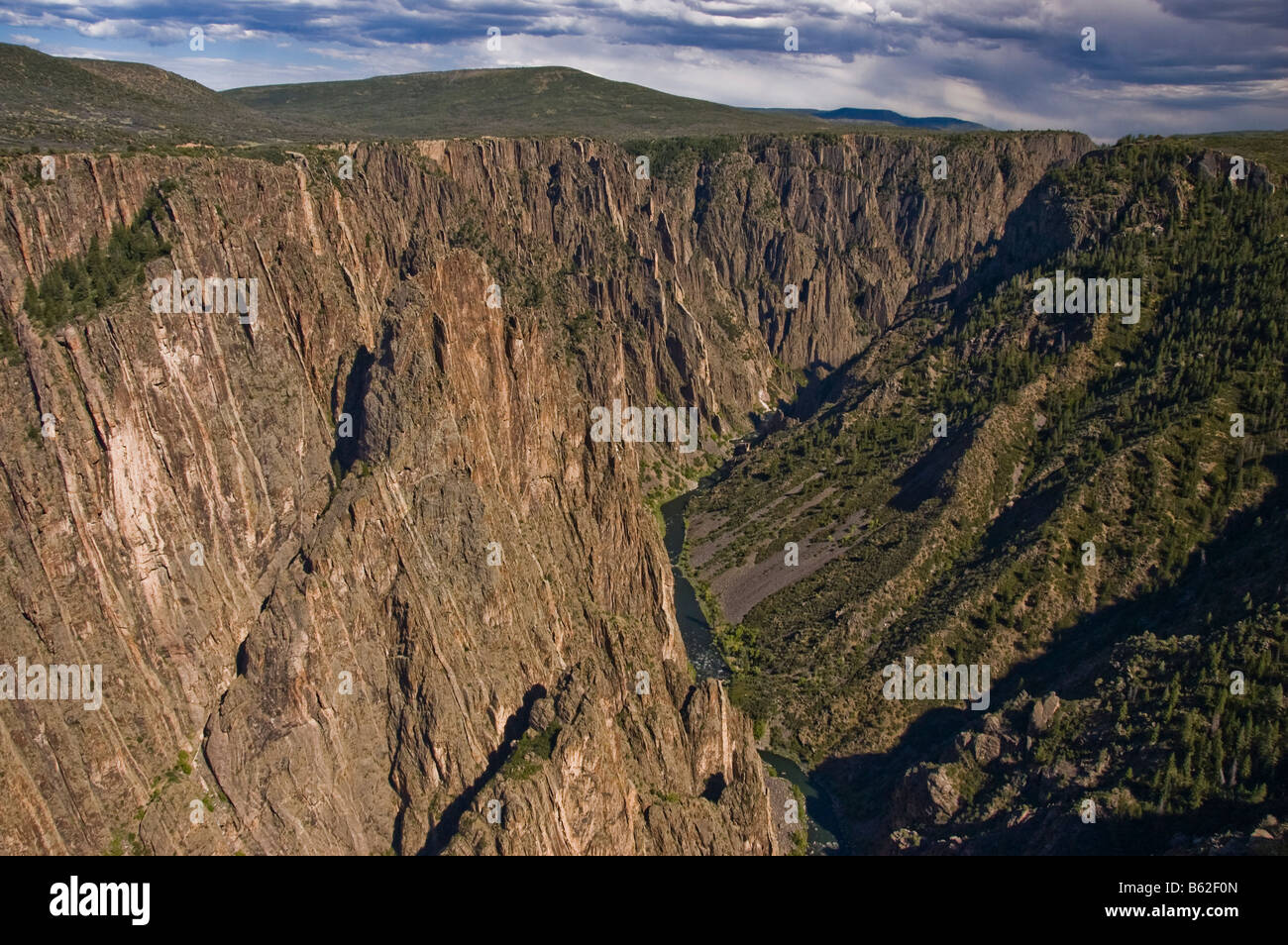 Gunnison River and gorge, Black Canyon of the Gunnison National Park ...