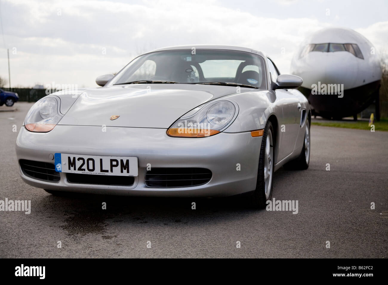 Silver porsche boxster hi-res stock photography and images - Alamy