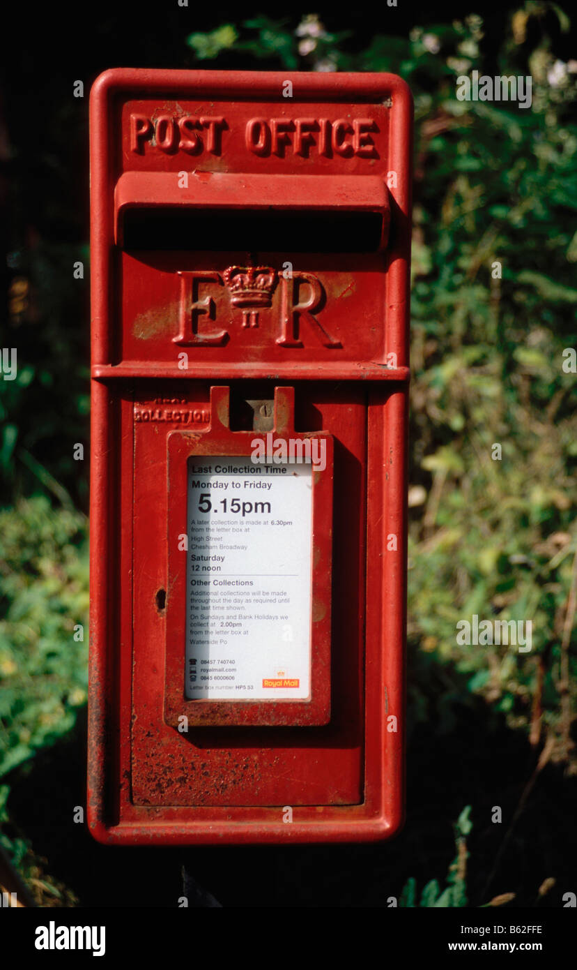 Post Box (Lamp Box variety Stock Photo - Alamy