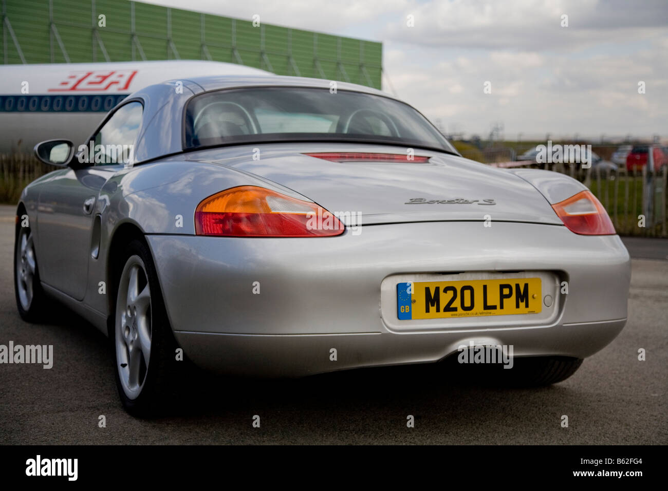 Porsche Boxster with Hardtop Stock Photo - Alamy