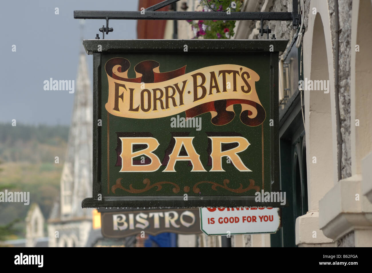 Street Signs, Kenmare, Ireland - John Gollop Stock Photo - Alamy