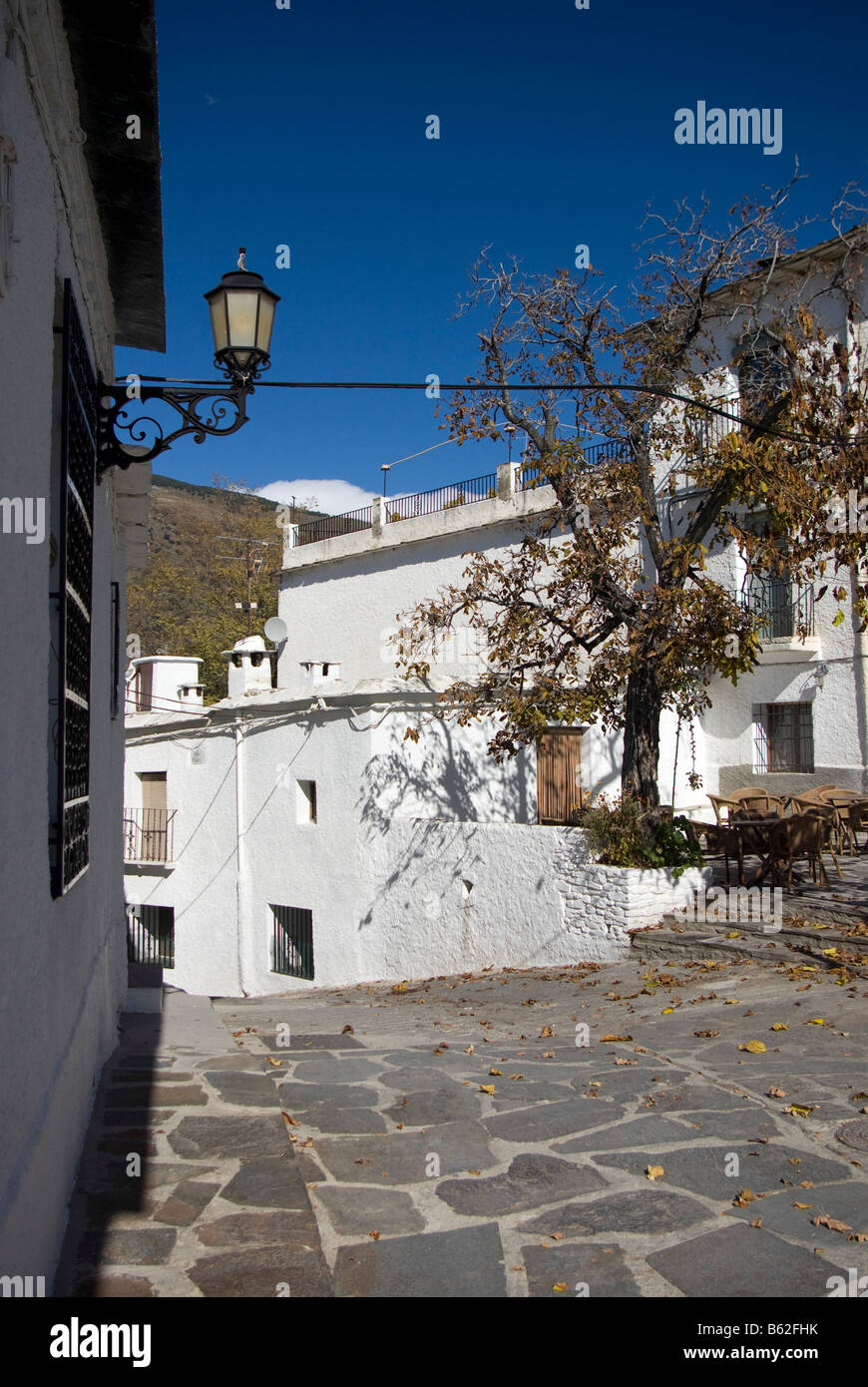 Capileira town square hi-res stock photography and images - Alamy
