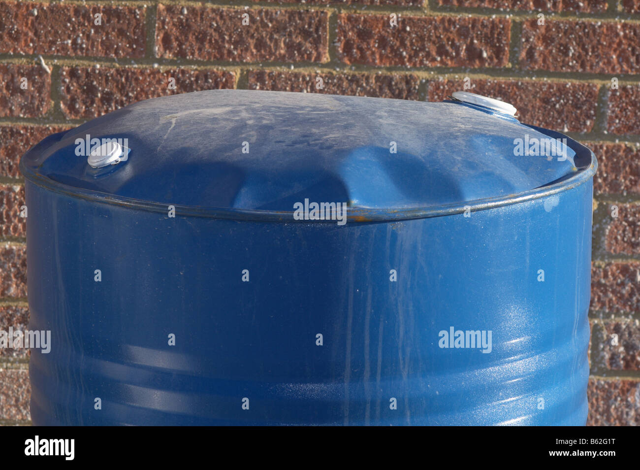 Bursting Drum which has been pressurised by its contents Stock Photo ...