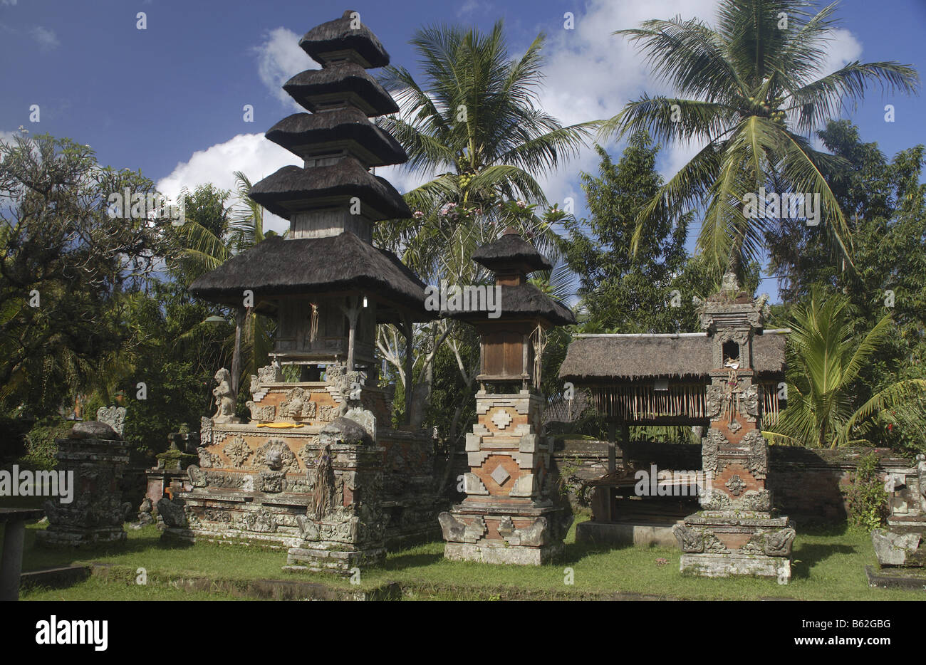 Temple buildings in Bali Stock Photo - Alamy