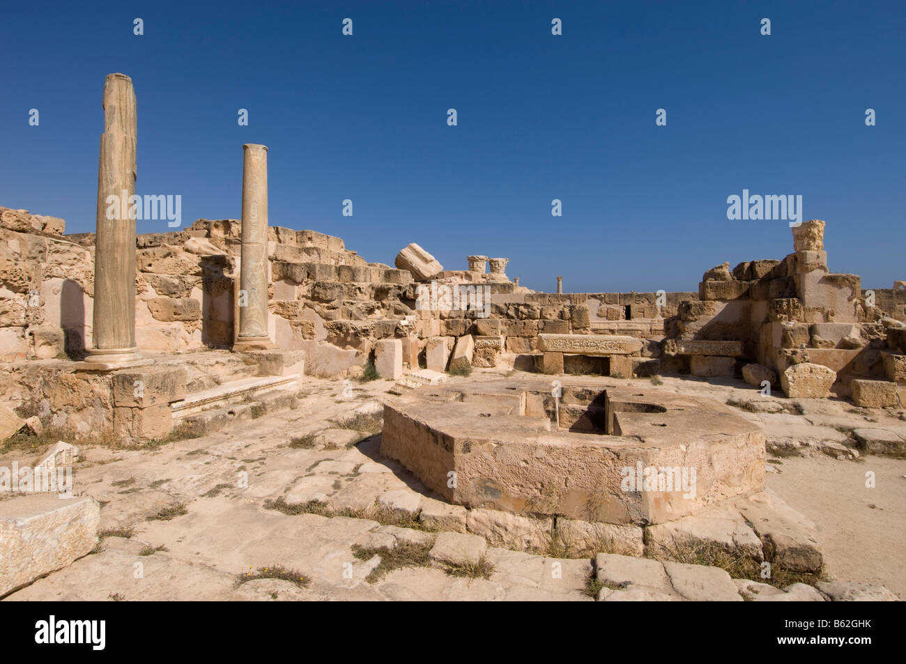 Sabratha Roman site Tripolitania Libya Stock Photo - Alamy