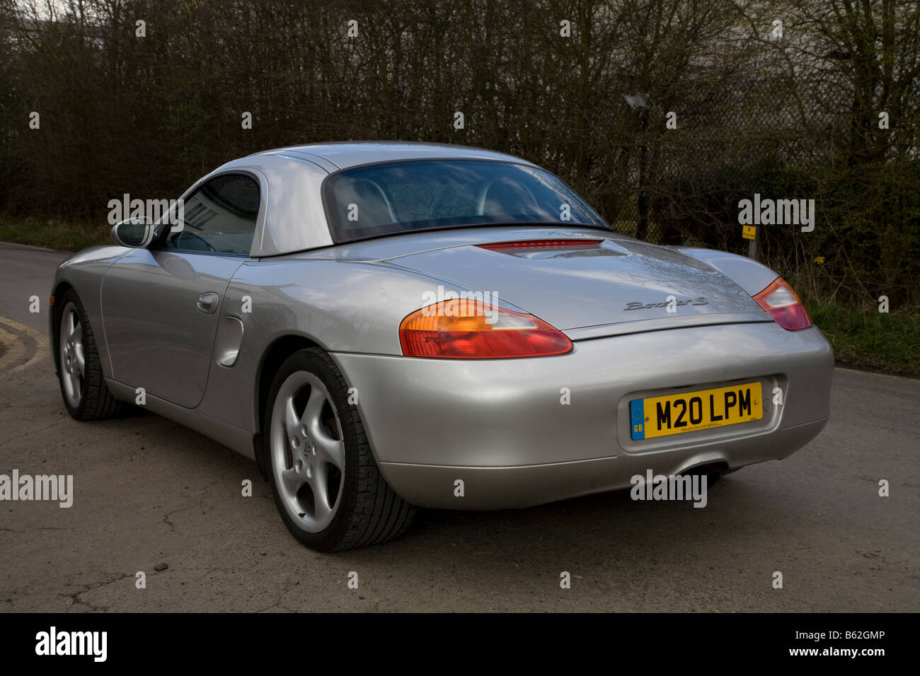 Silver porsche boxster hi-res stock photography and images - Alamy