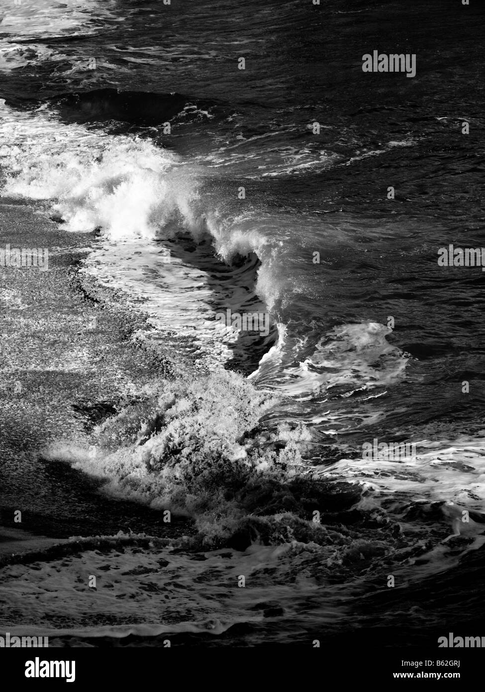 Rough sea seas Black and White Stock Photos & Images - Alamy