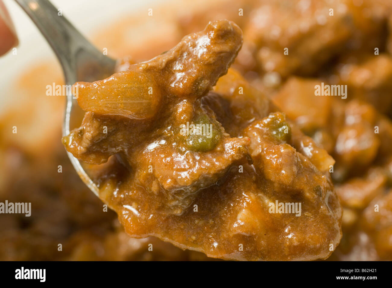 Spoonful of chilli hi-res stock photography and images - Alamy