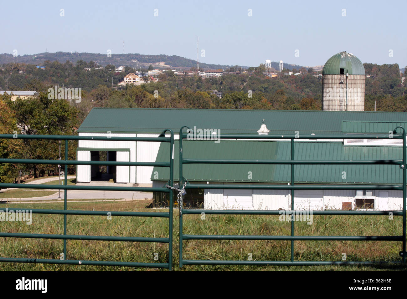 An agriculture pasture on the grounds of an Agricultural school College ...