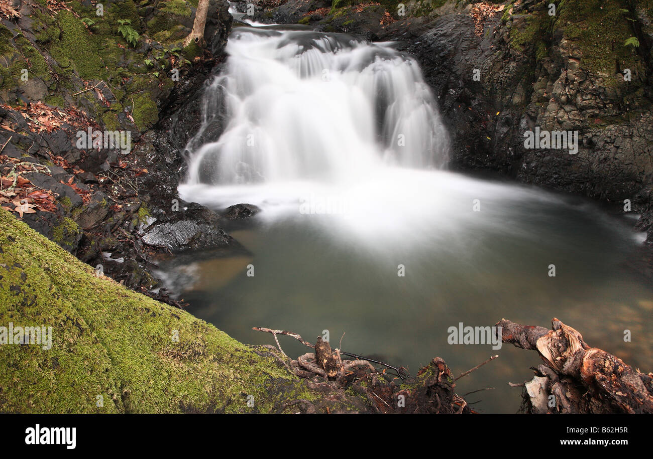 Moss green waterfall hi-res stock photography and images - Alamy