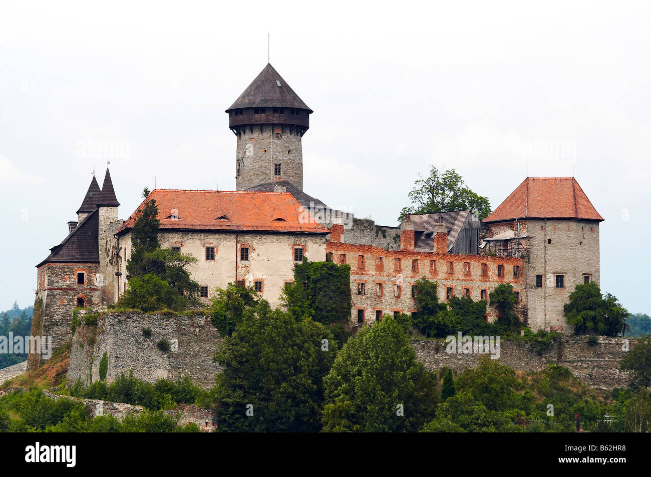 Castle of the holy order of knights. Gothic castle from 14th century ...