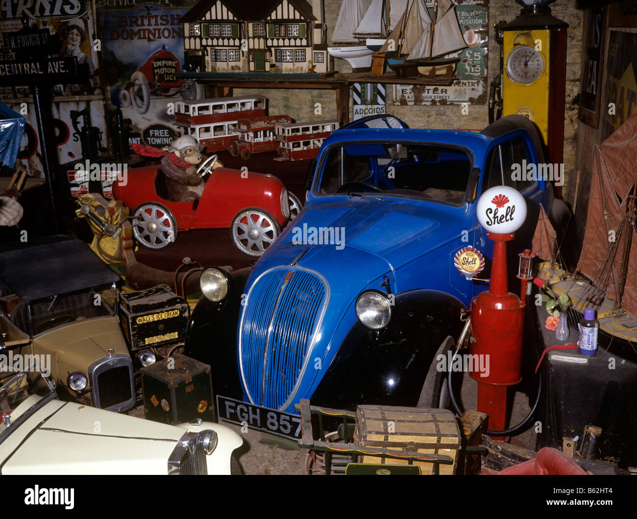 UK England Gloucestershire Bourton on the Water Cotswold Motor Museum ...