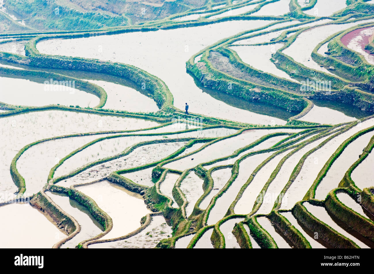 China Yunnan Yuanyang rice terraces Stock Photo - Alamy