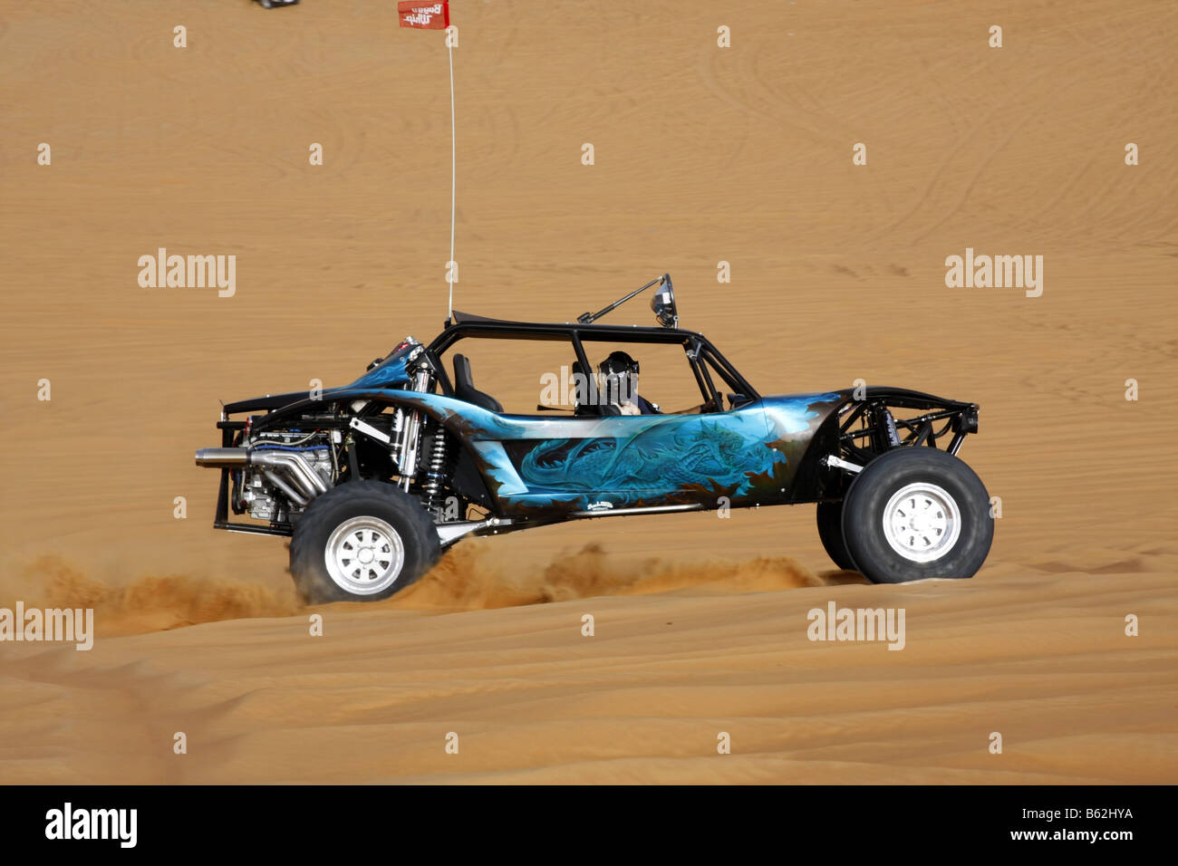 A DUNE BUGGY AT THE DESERT SAFARI IN DUBAI Stock Photo - Alamy