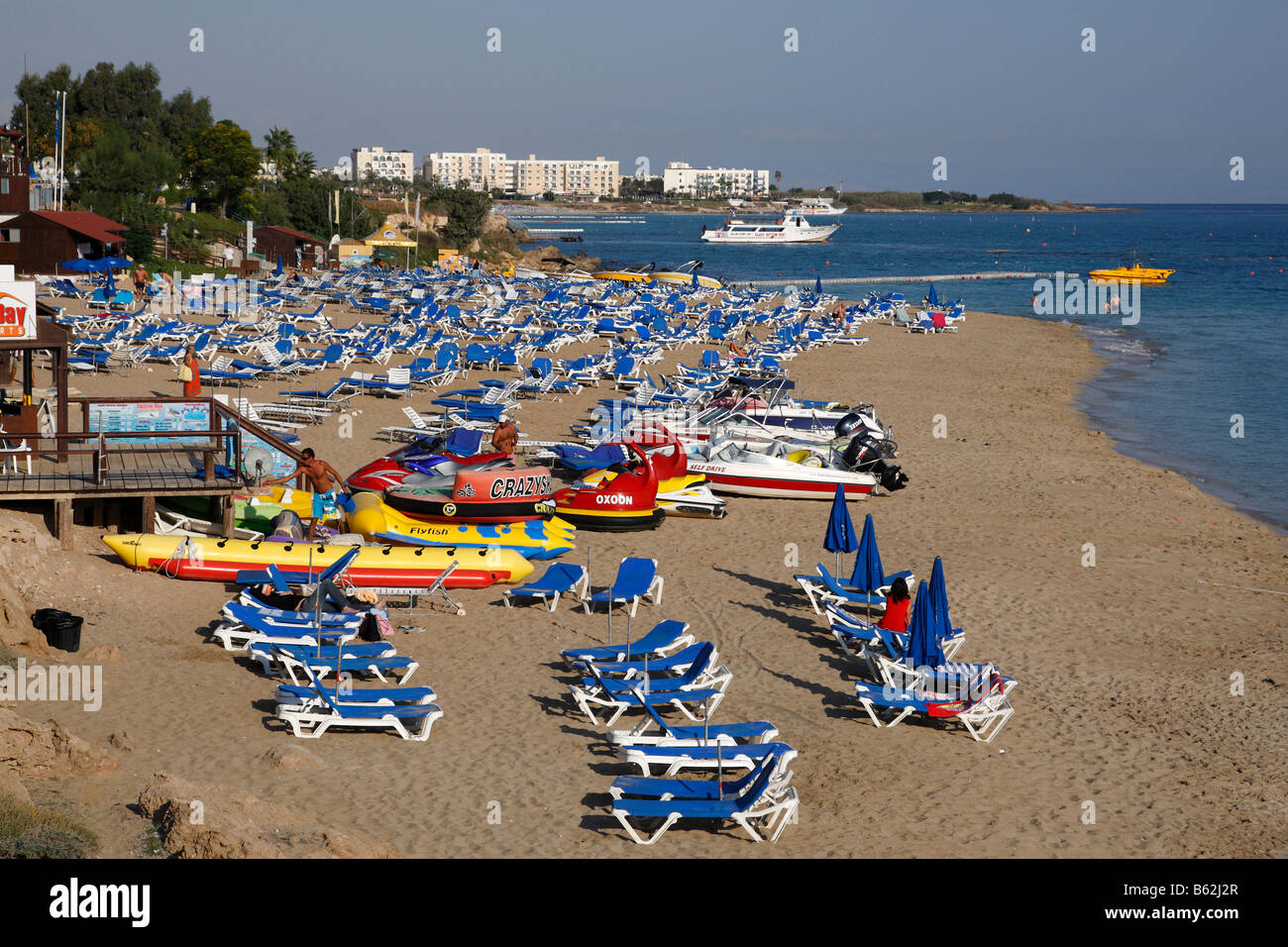 fig tree bay beach protaras cyprus mediterranean Stock Photo - Alamy