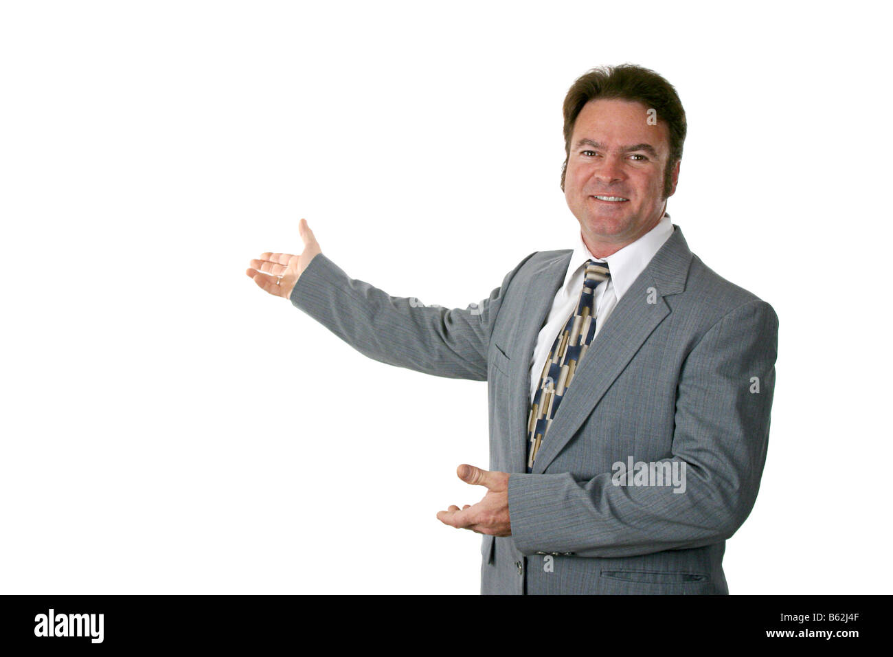 Agent businessman display Cut Out Stock Images & Pictures - Alamy