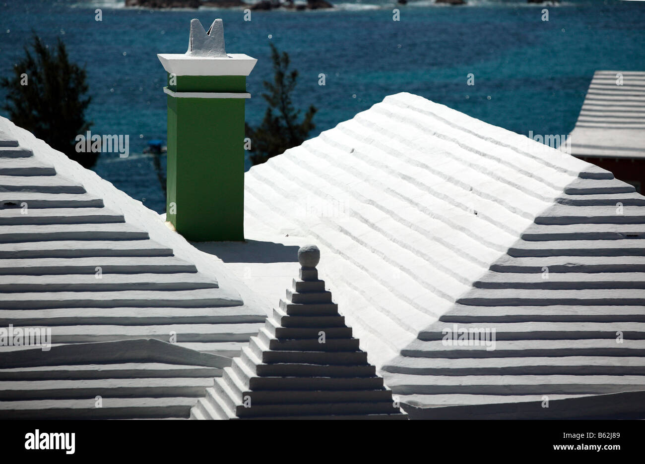 Bermuda architecture roof close up details chimney whitewashed hi-res ...