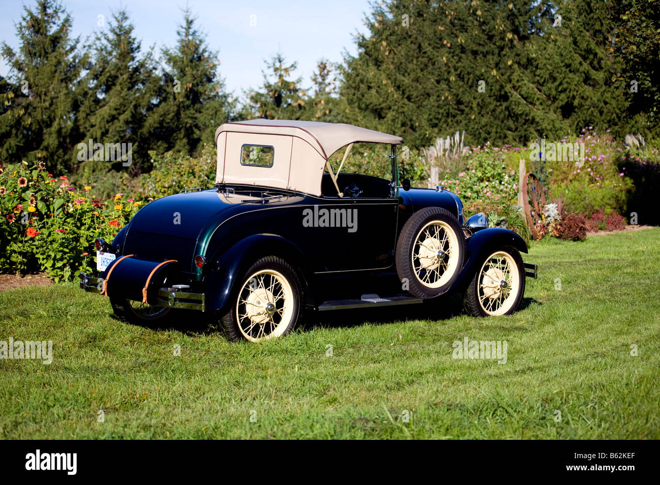 1928 Ford Model A rear view Stock Photo - Alamy