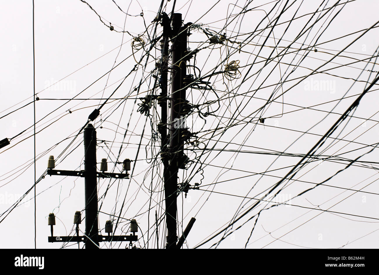 Tangle tangled wire india hi-res stock photography and images - Alamy