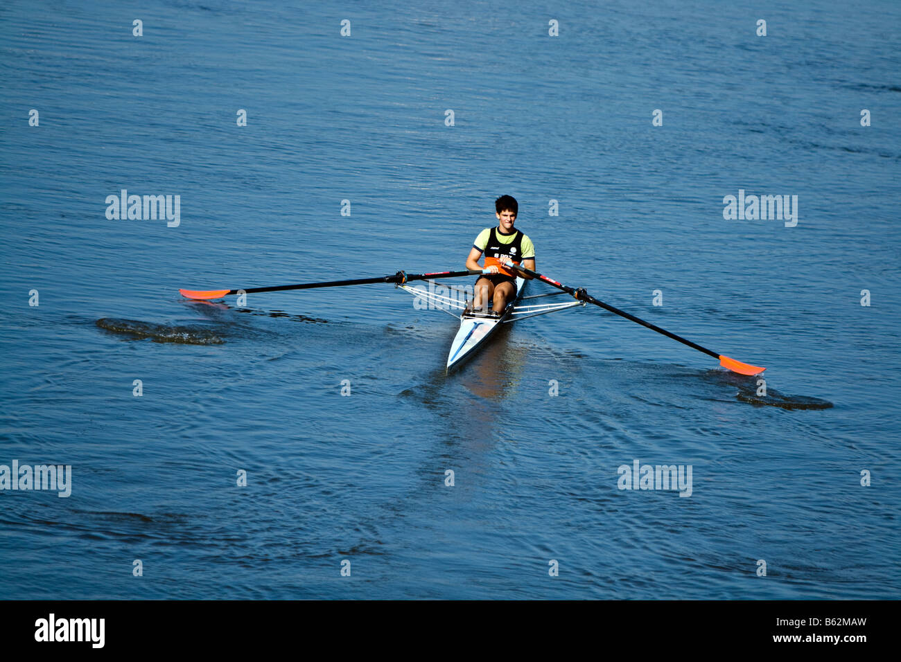 Man rowing sea not woman hi-res stock photography and images - Alamy