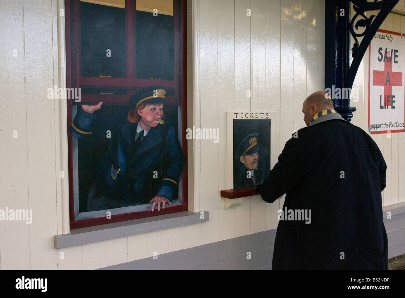 Invergordon Railway Station, Invernesshire Scotland UK Stock Photo - Alamy