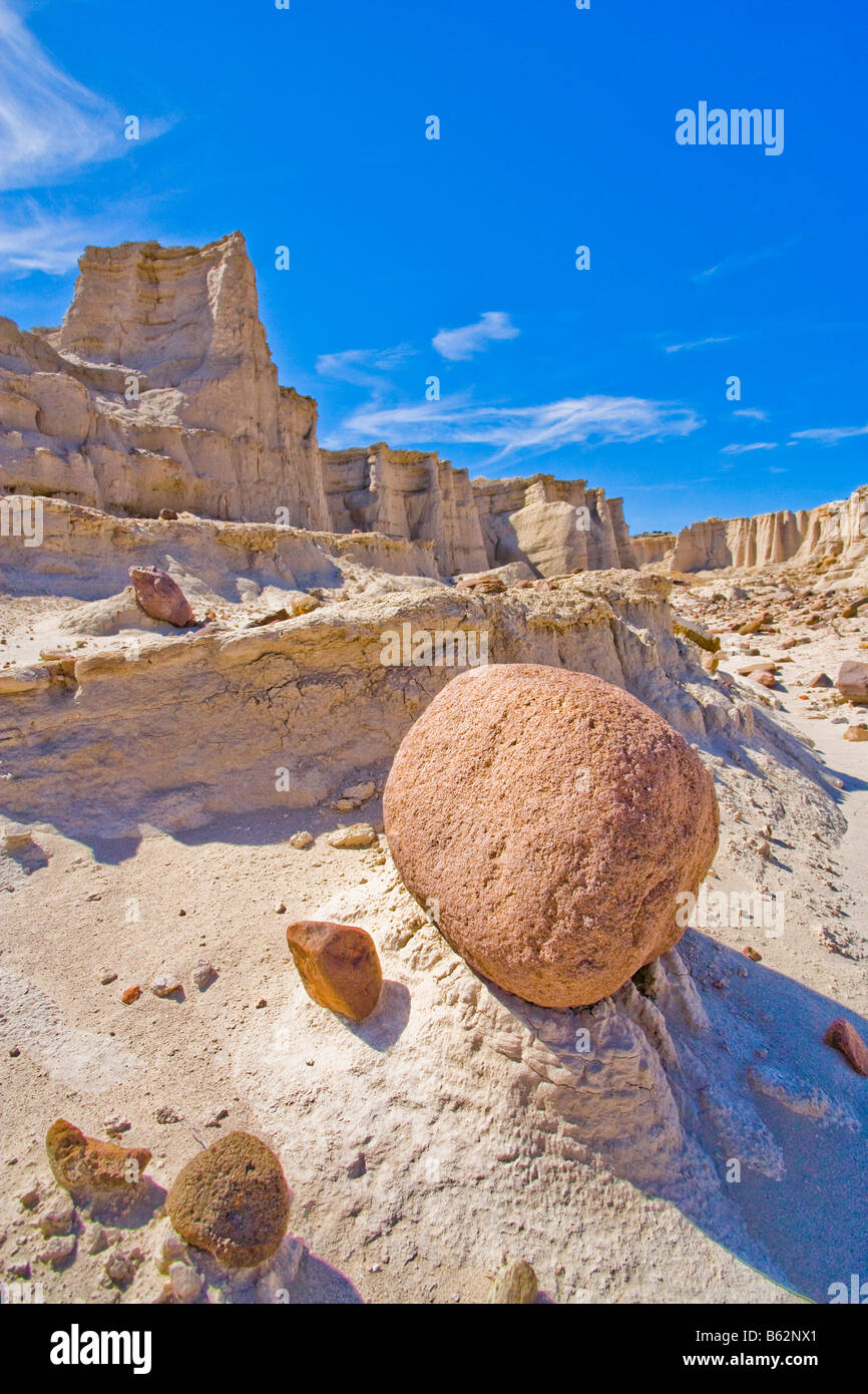 Eroded rocks on a landscape Stock Photo - Alamy