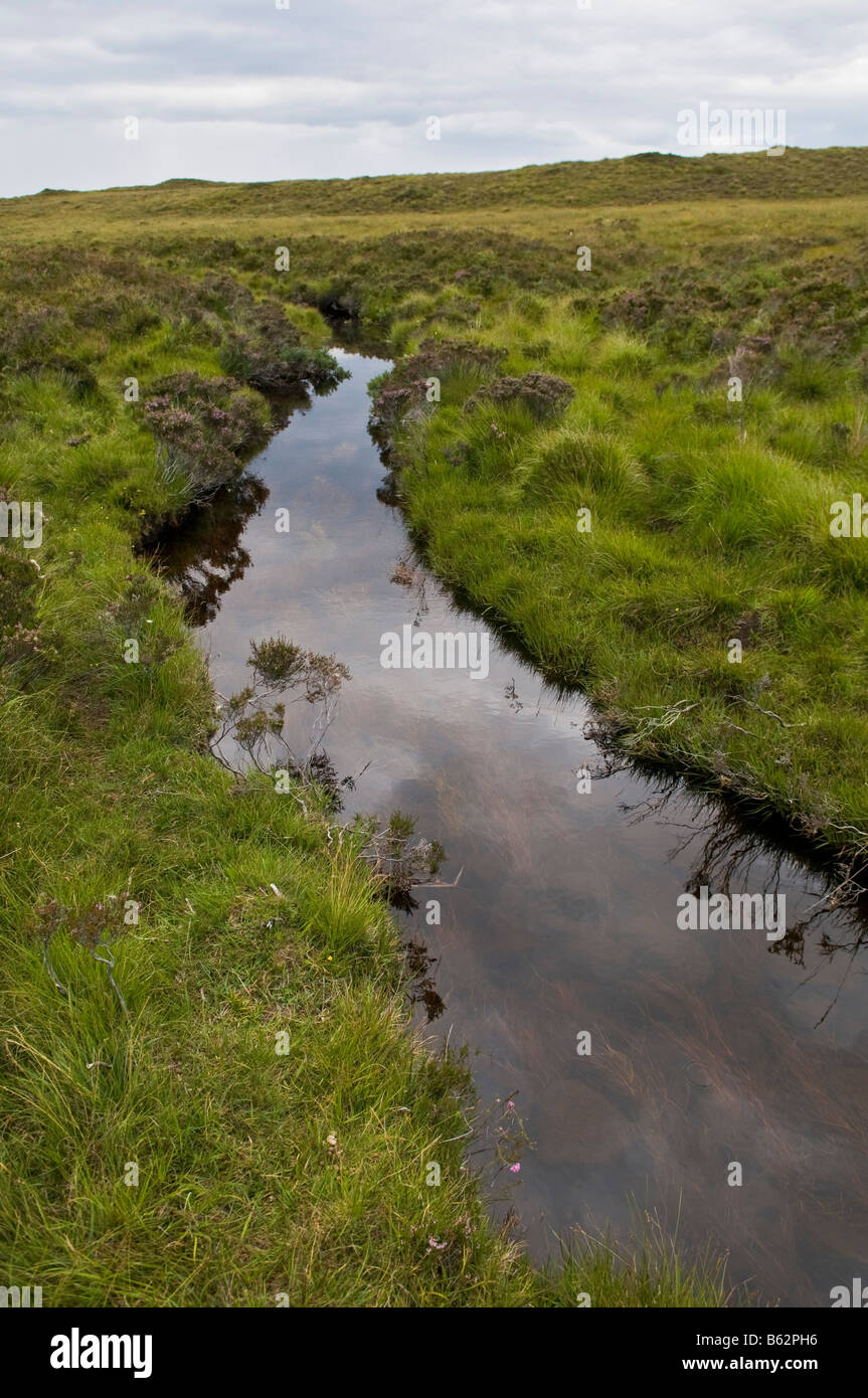 Stream in the moors near Poolewe, Scotland, UK Stock Photo - Alamy
