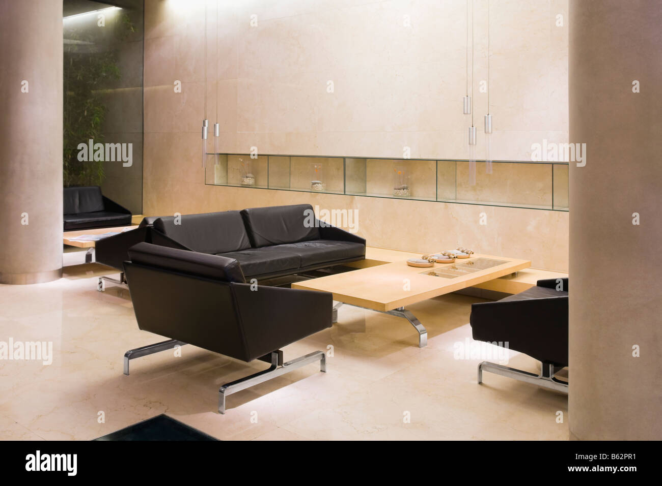 Interiors of a waiting room Stock Photo - Alamy