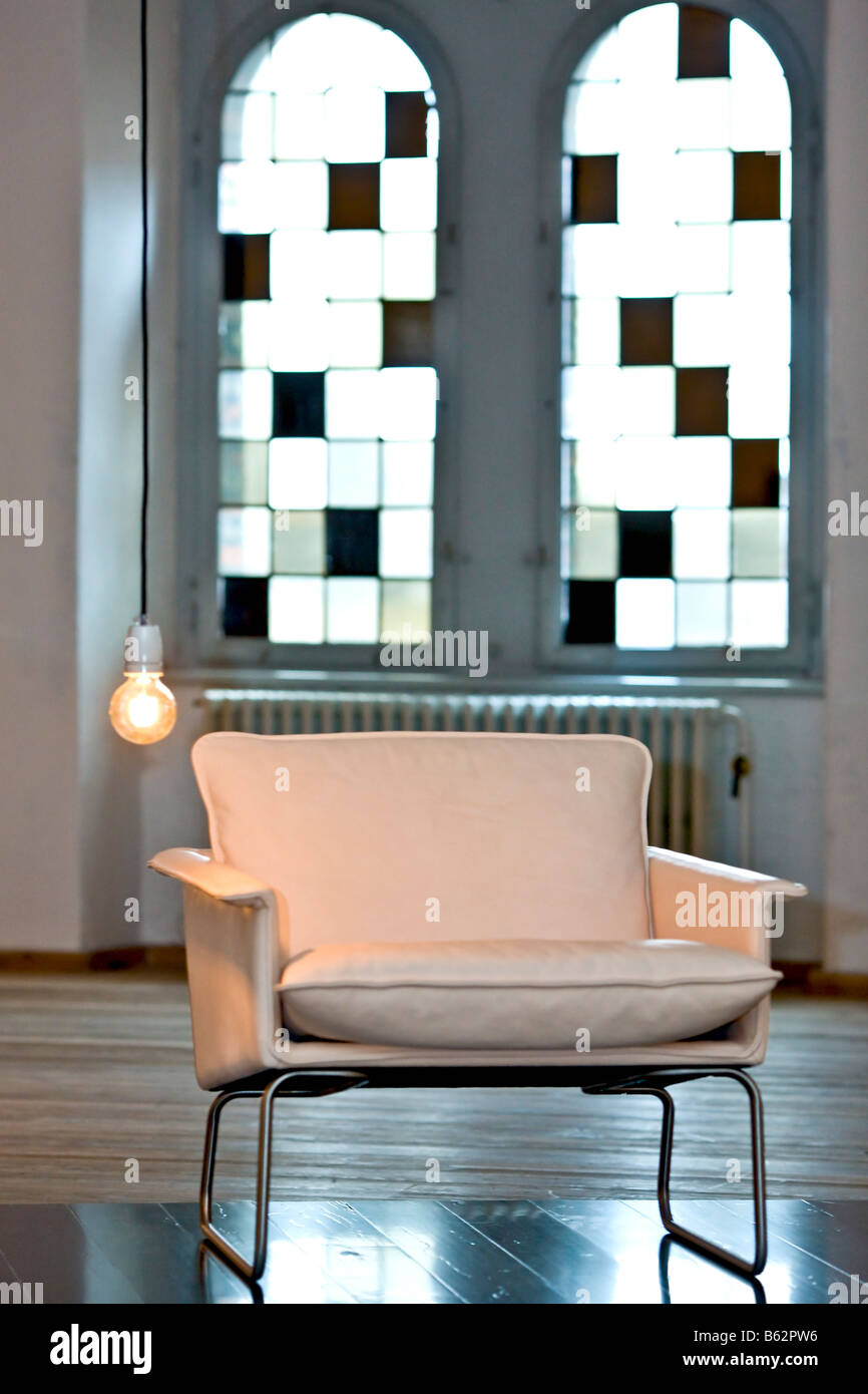 Modern designer armchair Stock Photo - Alamy