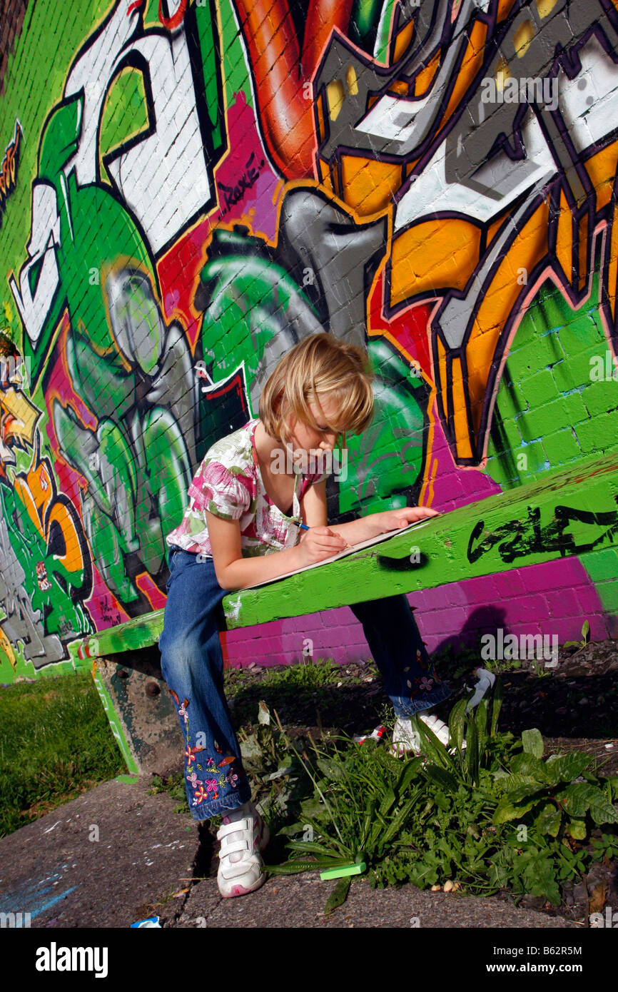 Graffiti Girl Sketch