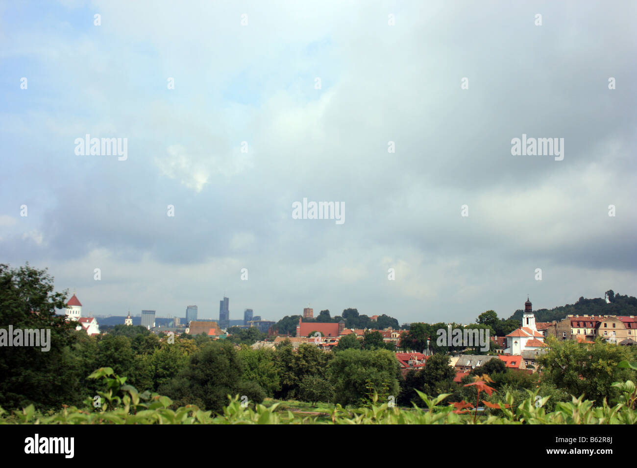 Panoramic view of Vilnius, Lithuania Stock Photo - Alamy
