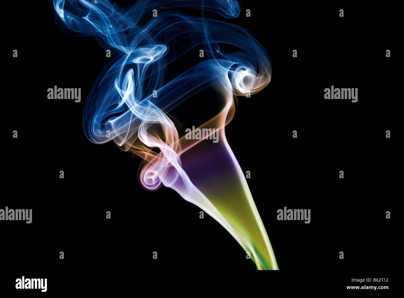 Close-up of multi-colored smoke Stock Photo - Alamy
