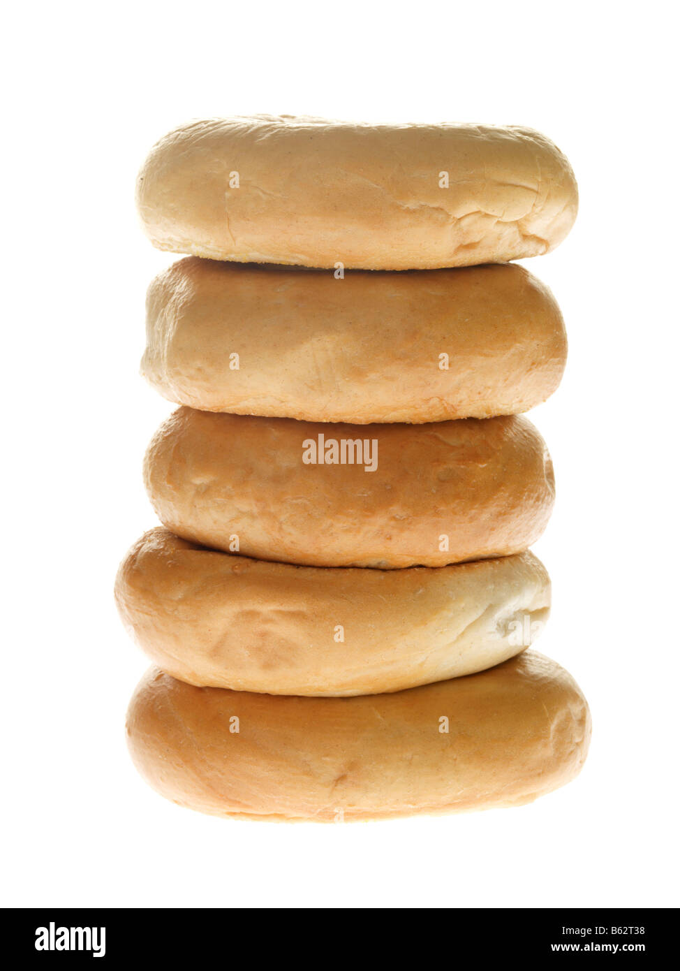 Stack of Bagels Stock Photo - Alamy