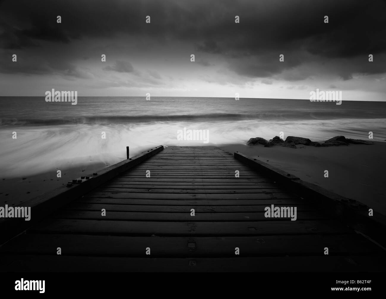 The boat access ramp and beach on the much overlooked area of Cart Gap ...