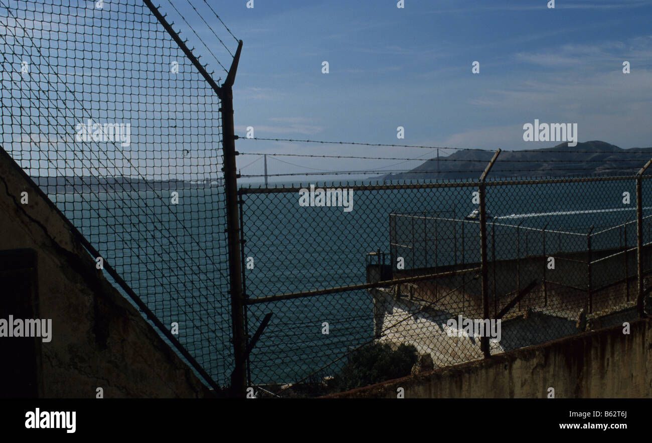 Alcatraz, Island, San Francisco Bay, Maximum Security Prison, view of ...