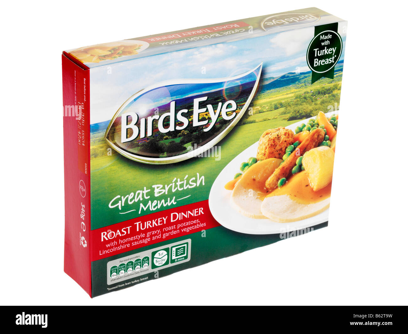 Roast Turkey Ready Meal Stock Photo - Alamy