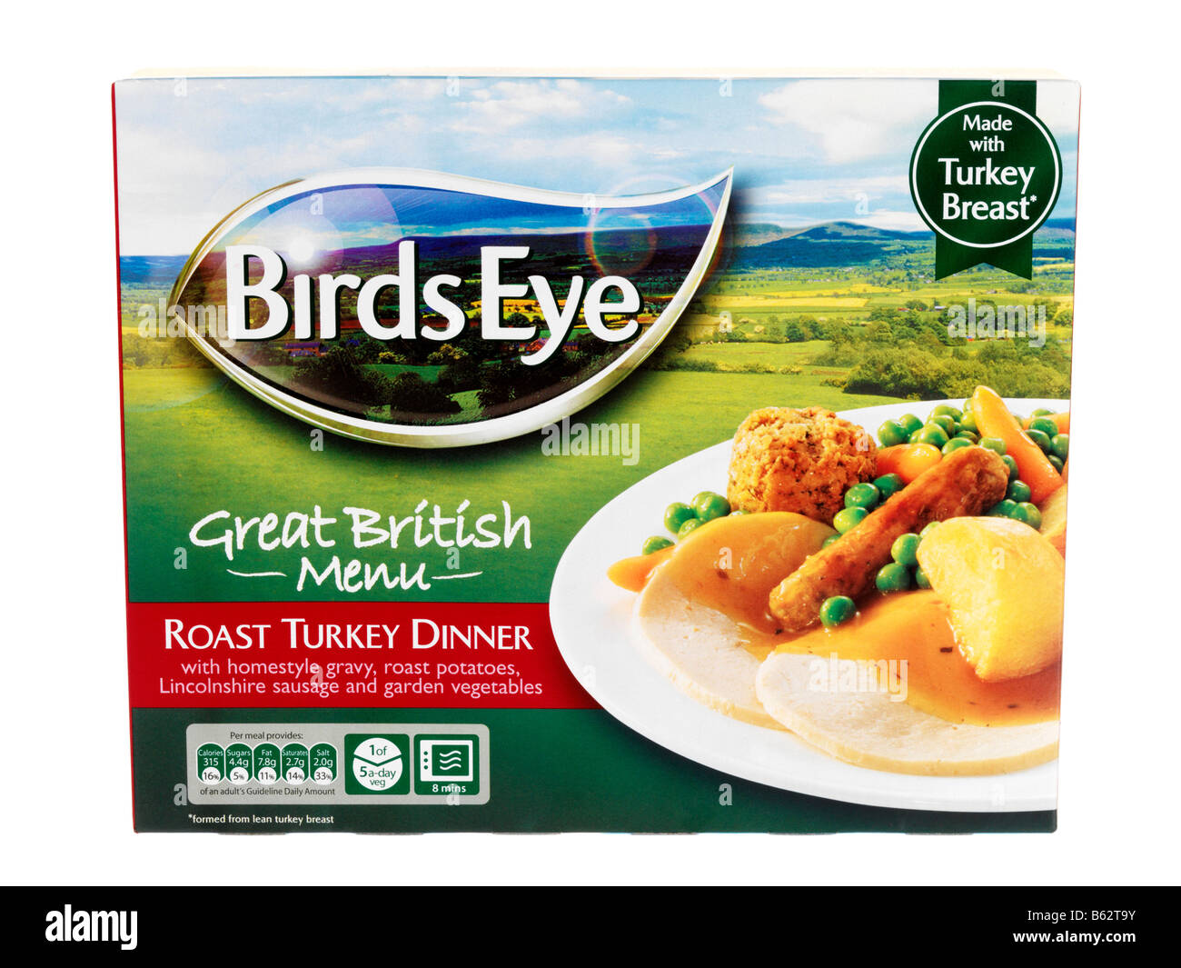 Roast Turkey Ready Meal Stock Photo - Alamy