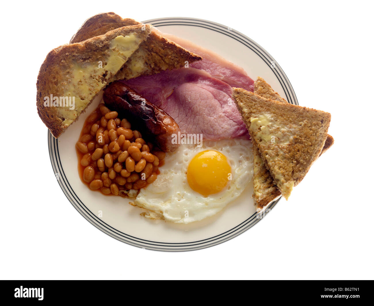 Full English Breakfast Stock Photo - Alamy