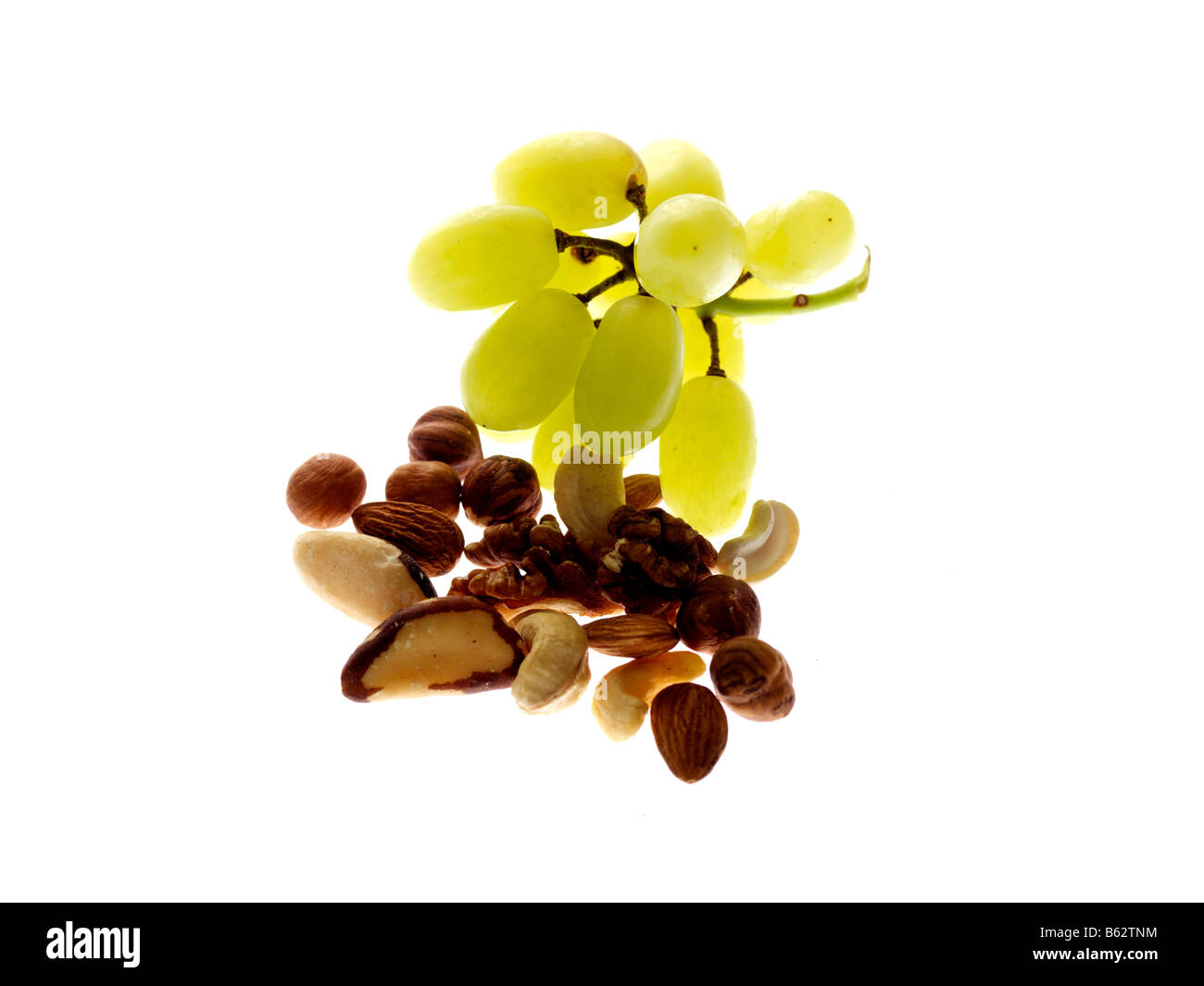 Grapes and Nuts Stock Photo - Alamy