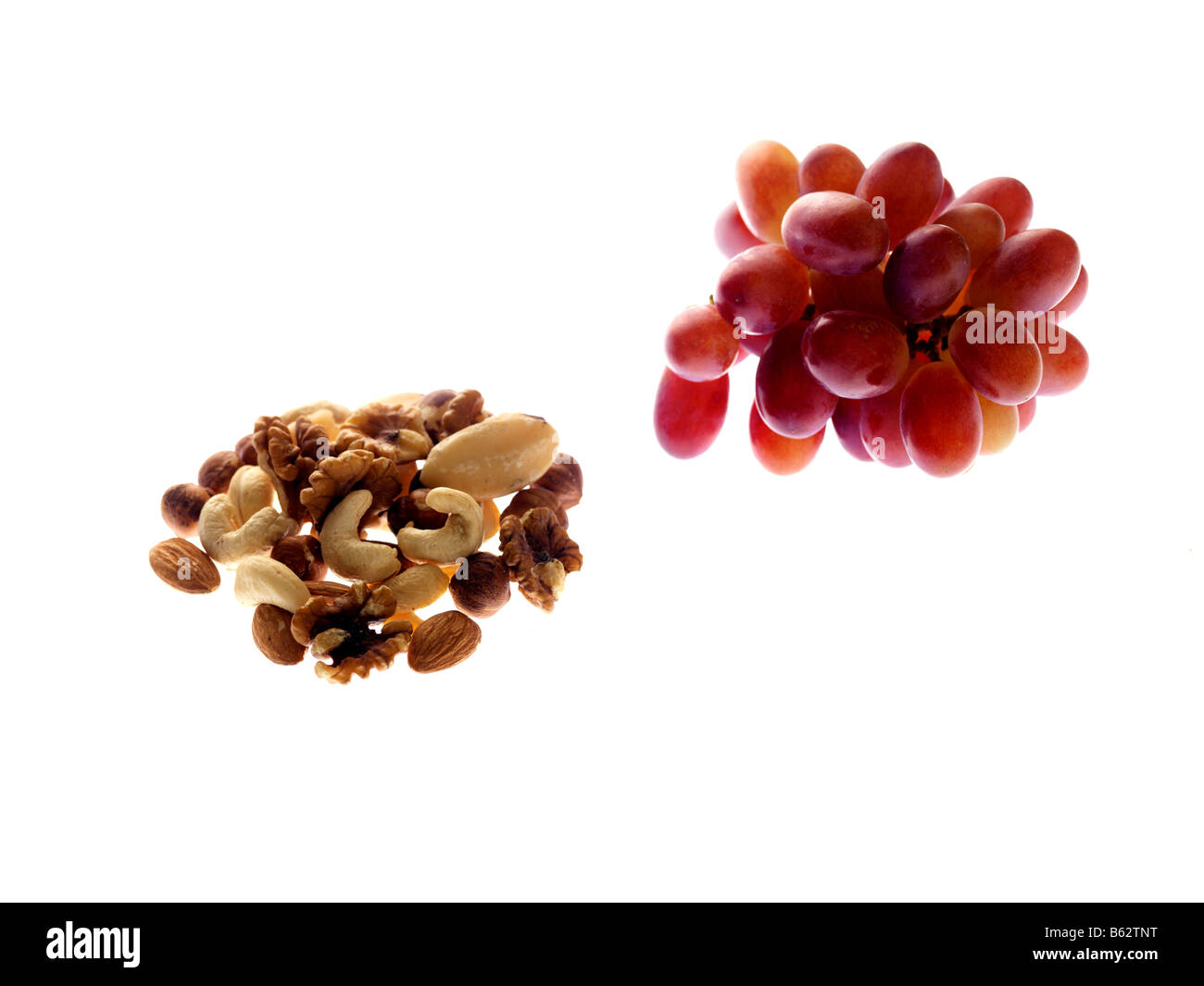 Grapes and Nuts Stock Photo - Alamy