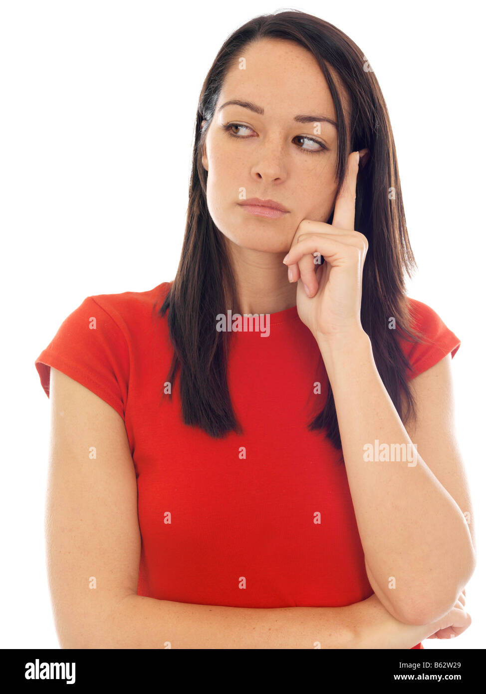 Angry Stressed Woman Model Released Stock Photo - Alamy