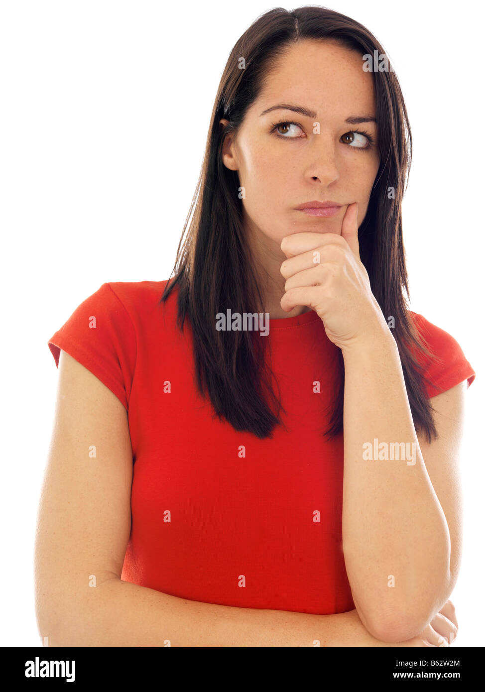 Angry Confused Woman Model Released Stock Photo - Alamy
