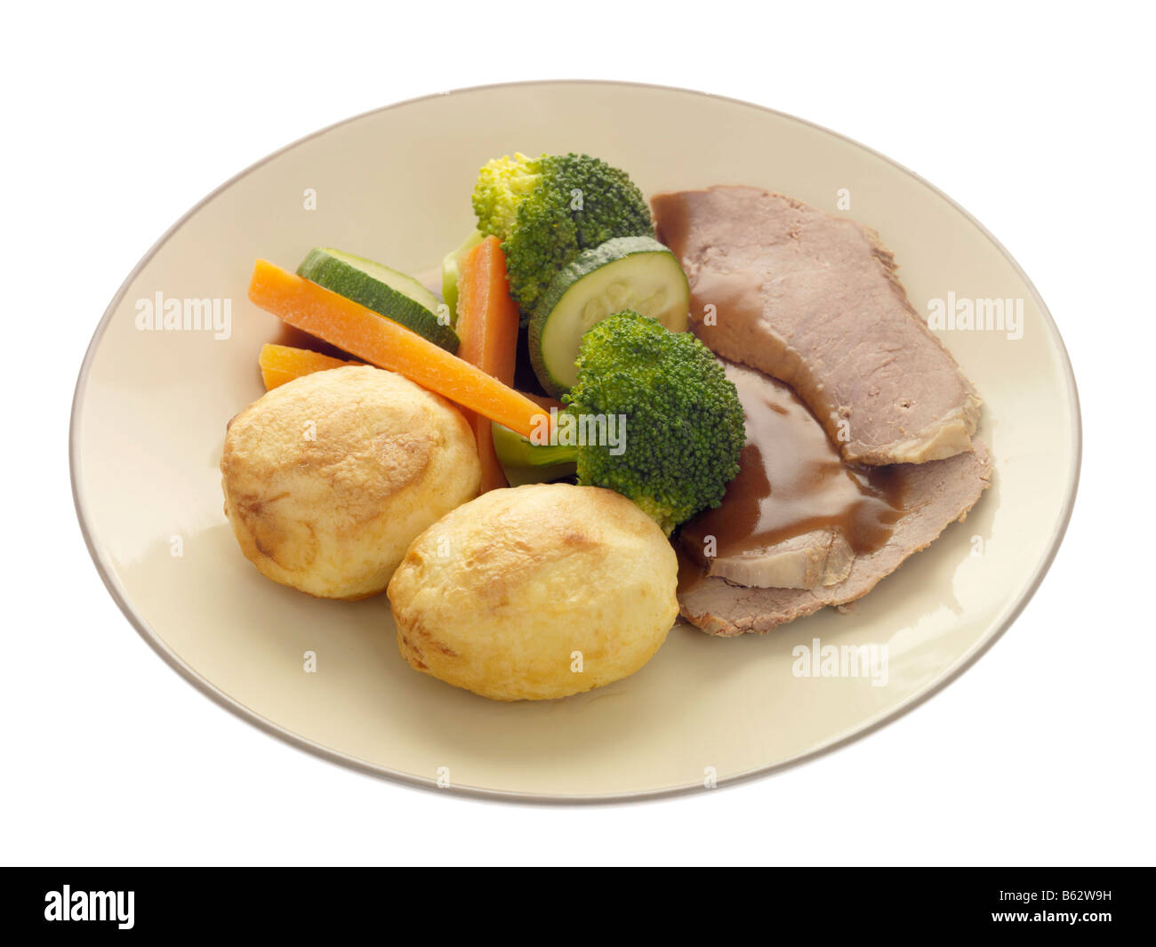 Roast Beef Dinner Stock Photo - Alamy