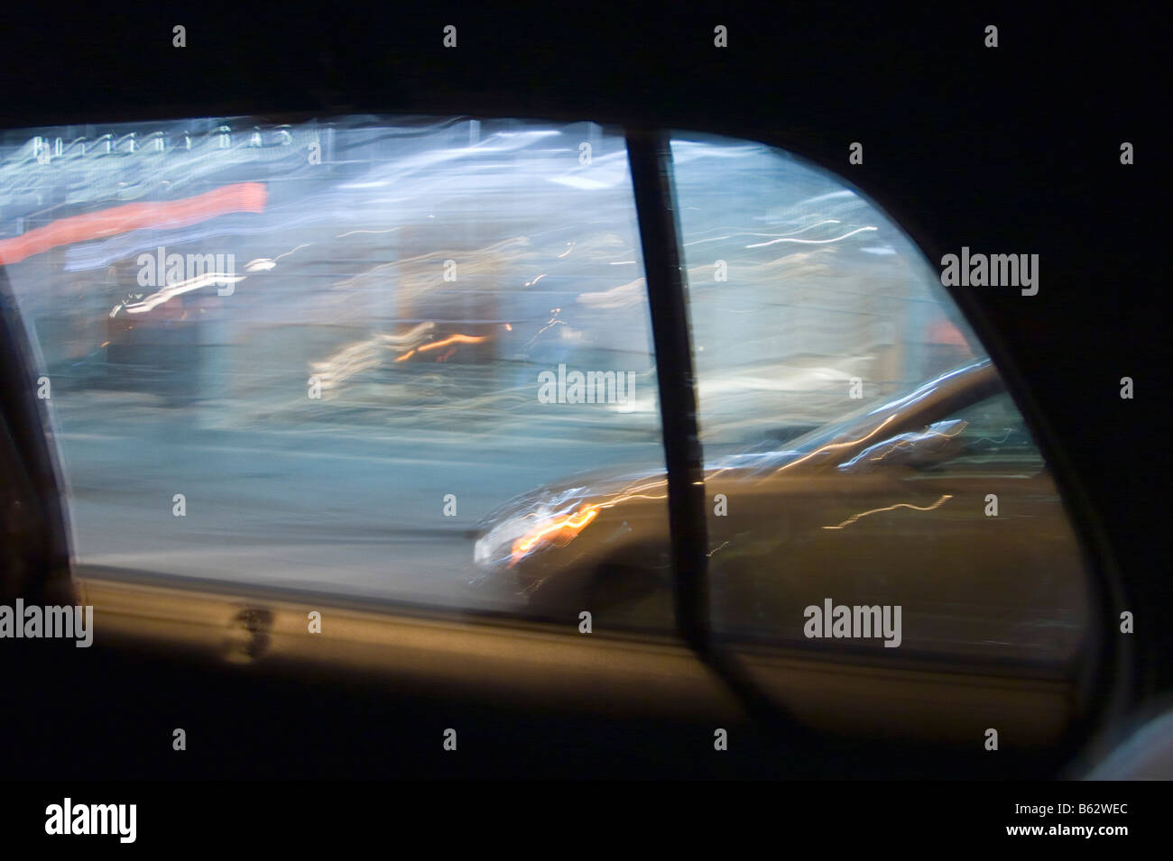 Inside a new york taxi hi-res stock photography and images - Alamy