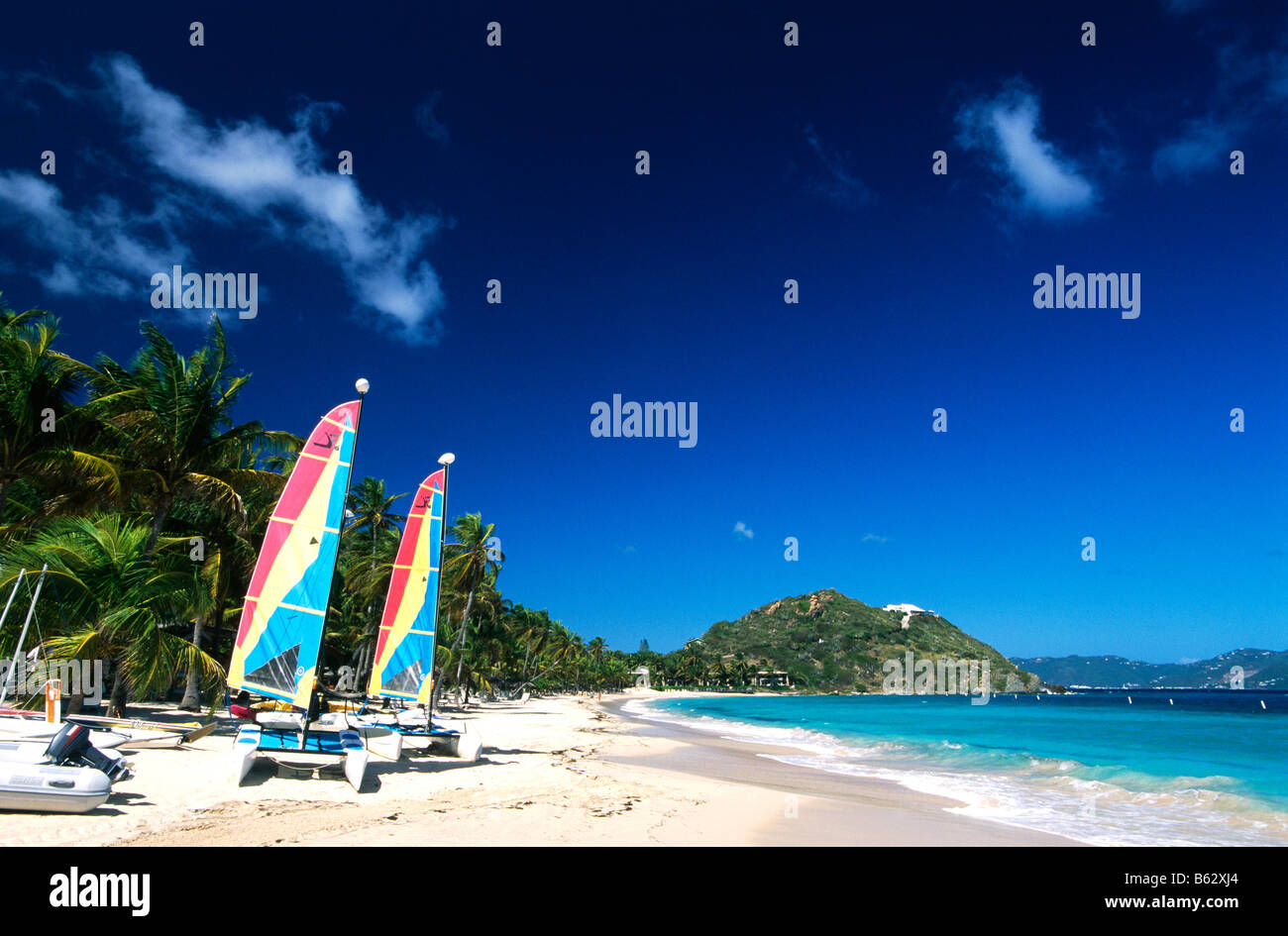 Beach on Peter Island British Virgin Islands Caribbean Stock Photo - Alamy