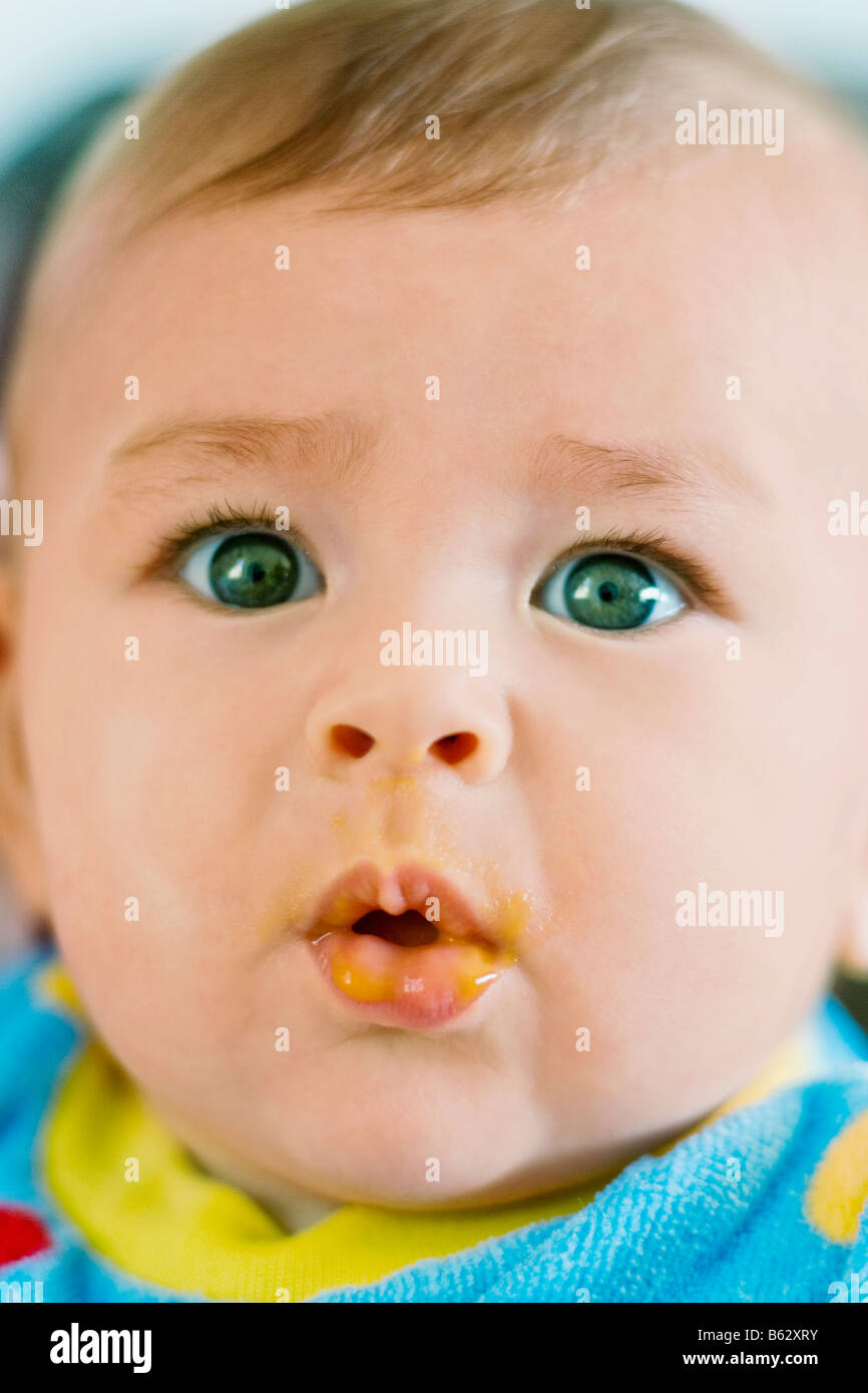 Infant Girl Making Face High Resolution Stock Photography and Images ...