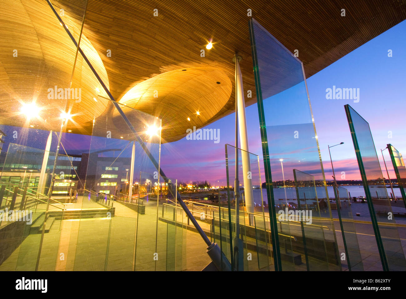 Welsh National Assembly Cardiff Bay South Glamorgan South Wales Stock ...