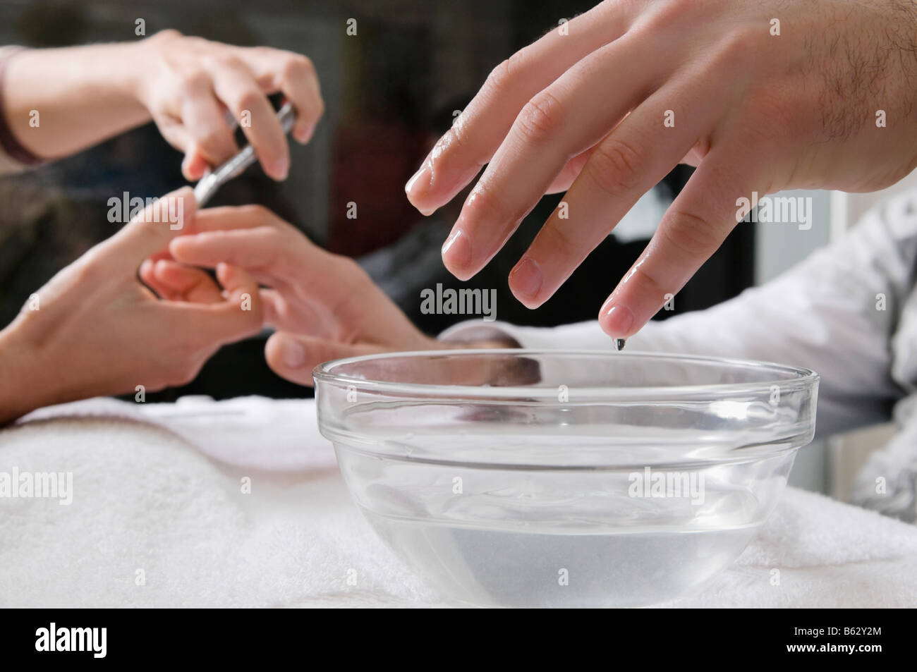 Self care manicure hi-res stock photography and images - Alamy