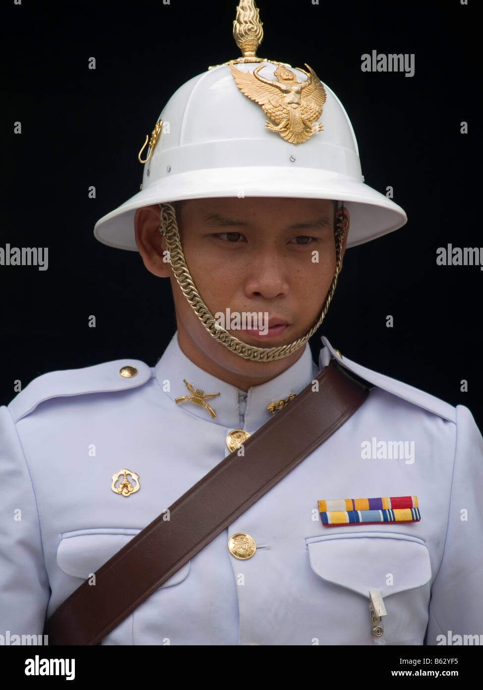 guard portrait at the Grand Palace in Bangkok Thailand Stock Photo - Alamy